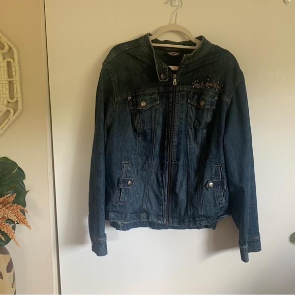 Harley-Davidson | Jackets & Coats | Harley Davidson Denim Jacket | Poshmark